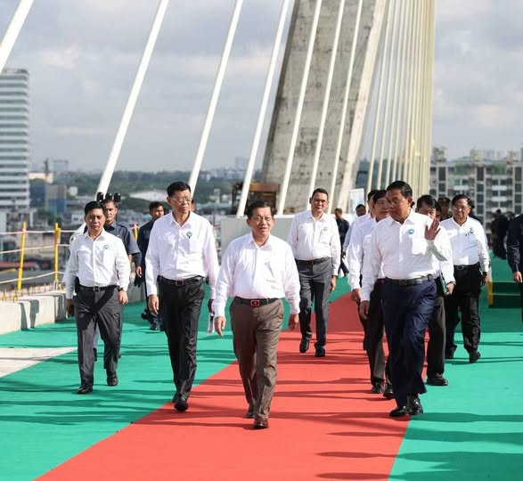 Myanmar-Korea Friendship (Dala) Bridge Connection Completed – One News ...